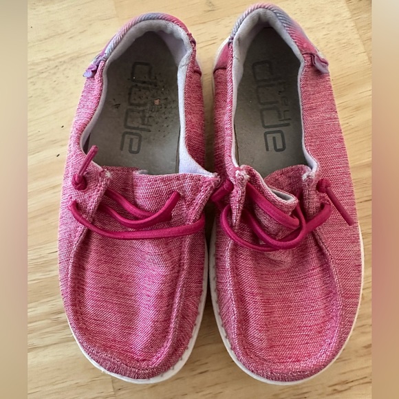 Hey Dude | Shoes | Hey Dude Little Girl Wendys Sparkle Pink Sz K9 ...